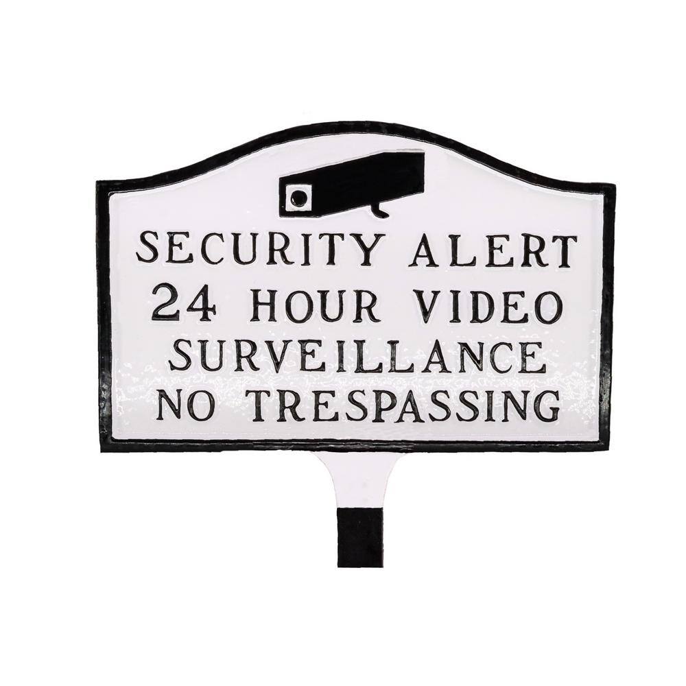 Montague Metal Products Security Alert Standard Statement Plaque with ...