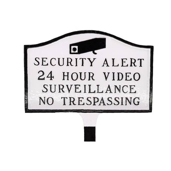 Montague Metal Products Security Alert Standard Statement Plaque with ...