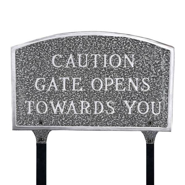 Montague Metal Products 13 in. x 21 in. Large Arch Caution Gate Opens ...