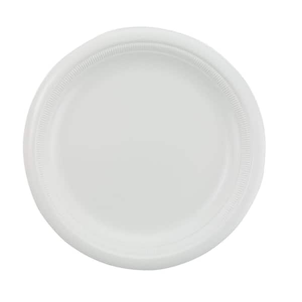 SOLO Medium Weight Foam Plates, 10 in., White, Round, 500 Per Case SCC ...