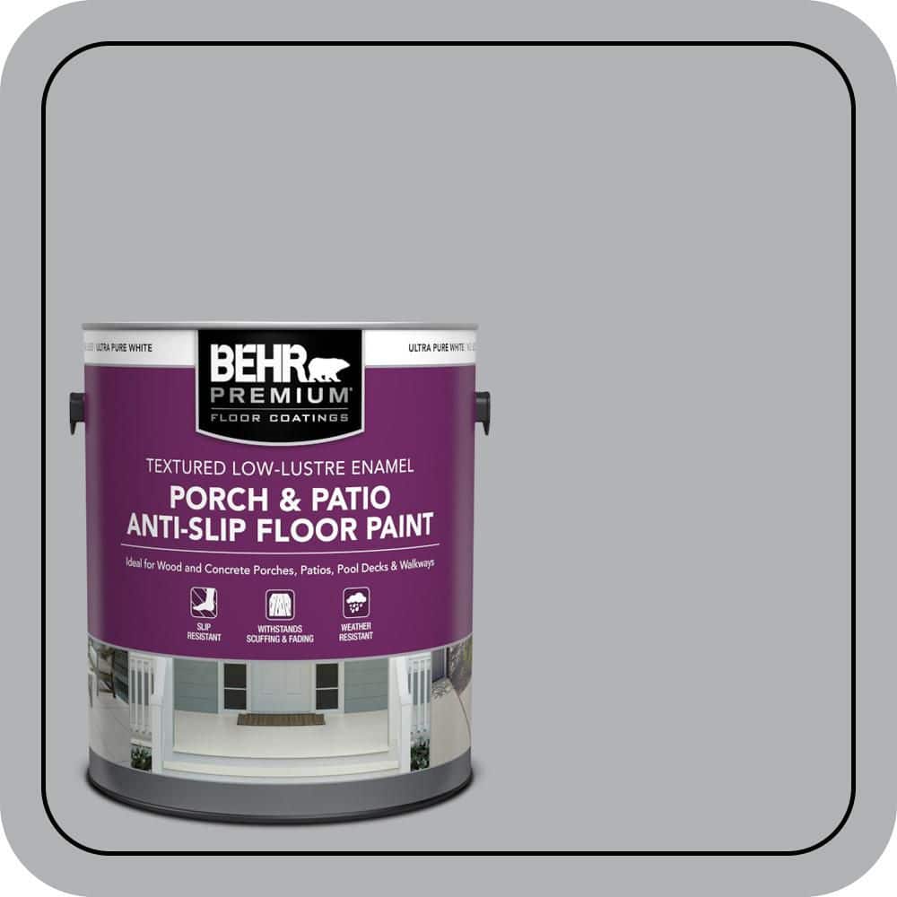 BEHR PREMIUM 1 gal. #PPU26-08 Silverstone Textured Low-Lustre Enamel ...