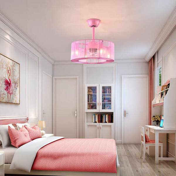 Pink Chandelier Light Kit For Ceiling Fan | Shelly Lighting