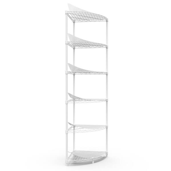 Tunearary 18 in. W x 72 in. H x 18 in. D 6 Tier Heavy-Duty Steel ...