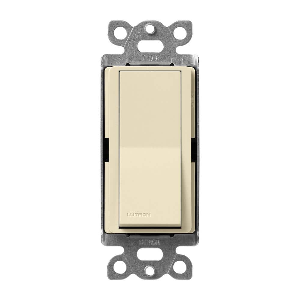 Lutron Claro On/Off Switch, 15-Amp/Single-Pole, Sand (SC-1PS-SD) SC-1PS ...