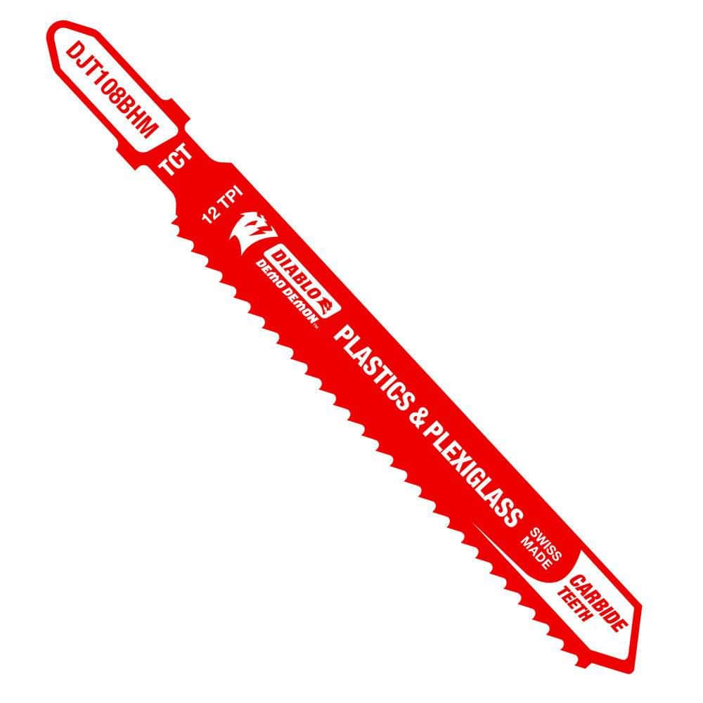DIABLO Demo Demon 3-5/8 in 12TPI Carbide Teeth Jig Saw Blade for ...