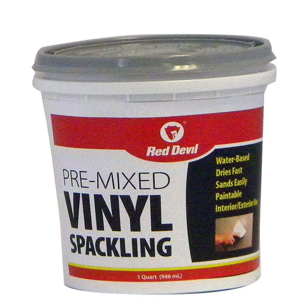 Red Devil 1 qt. Pre-Mixed Vinyl Spackling 534 - The Home Depot