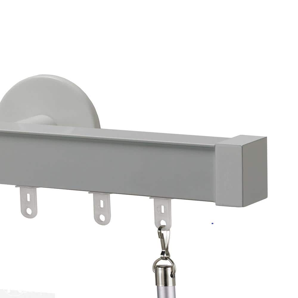 Art Decor Nexgen Pro 60 in. Non-Adjustable Traverse Window Curtain Rod ...