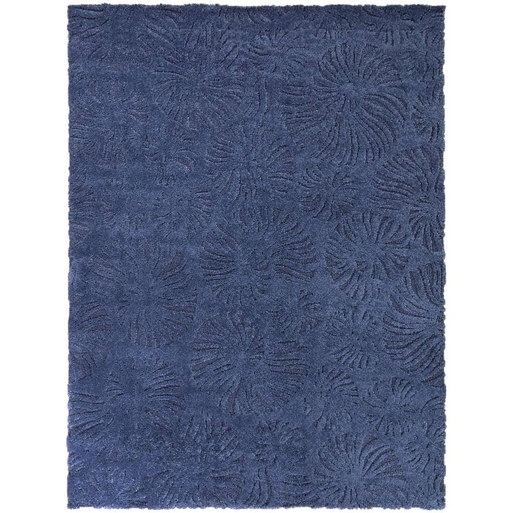 BALTA Shelley Blue 5 ft. x 7 ft. Spiral Shells Area Rug 3124840 - The ...