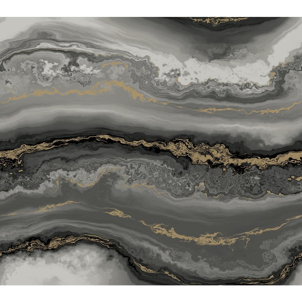 York Wallcoverings Aviva Stanoff Shifting Sands Onyx Peel and Stick ...