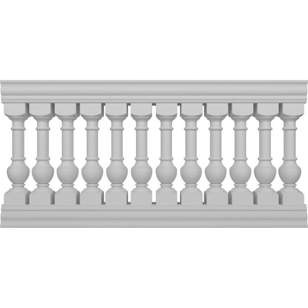 Ekena Millwork Fiberthane York Balustrade 72 in. L x 38 in. H ...