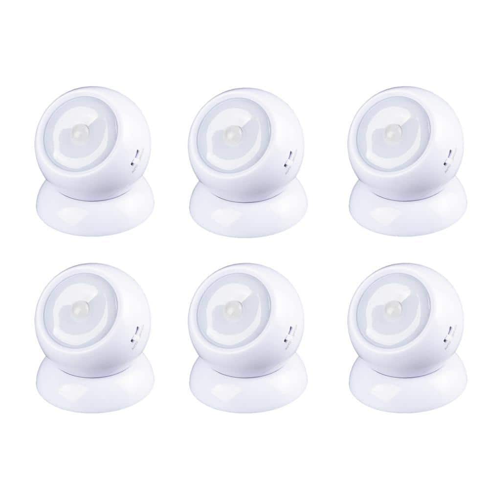 Pinegreen Lighting 100 Lumen LED Battery Operated Integrated LED Puck ...