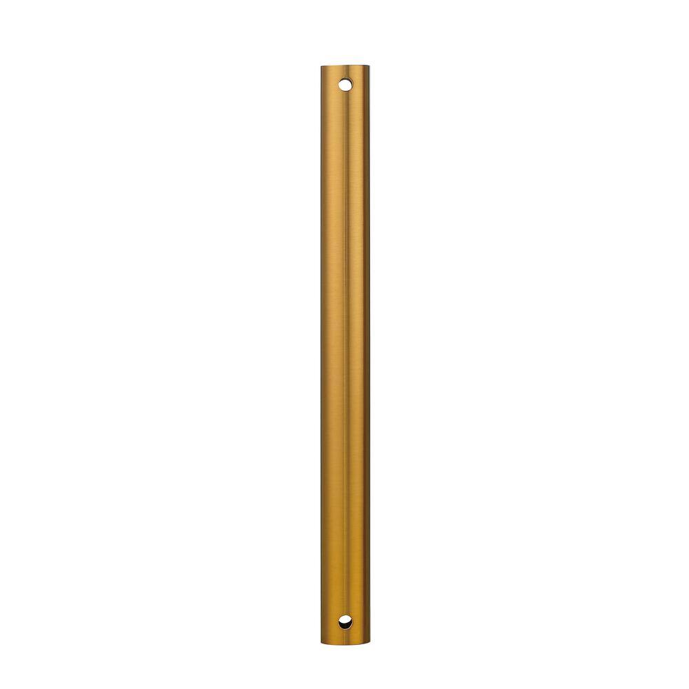 ARRANMORE LIGHTING & FANS 12 in. Aged Brass Steel Extension Downrod AR ...
