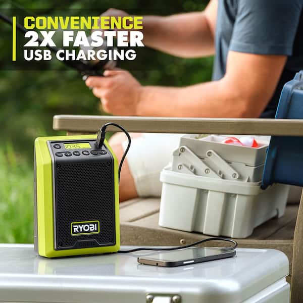 RYOBI ONE+ 18V Cordless 3-Tool Storm Combo Kit with Radio, Area Light ...