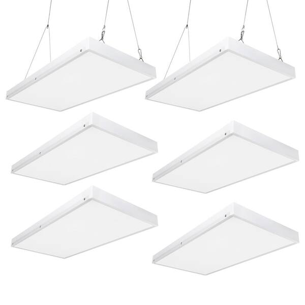 WYZM 2 ft. 400-Watt Equivalent Integrated LED White High Bay Light 120 ...