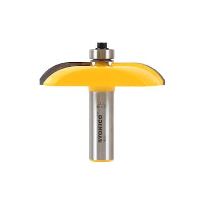 Yonico Raised Panel Bevel 1/2 in. Shank Carbide Tipped Router Bit 12141