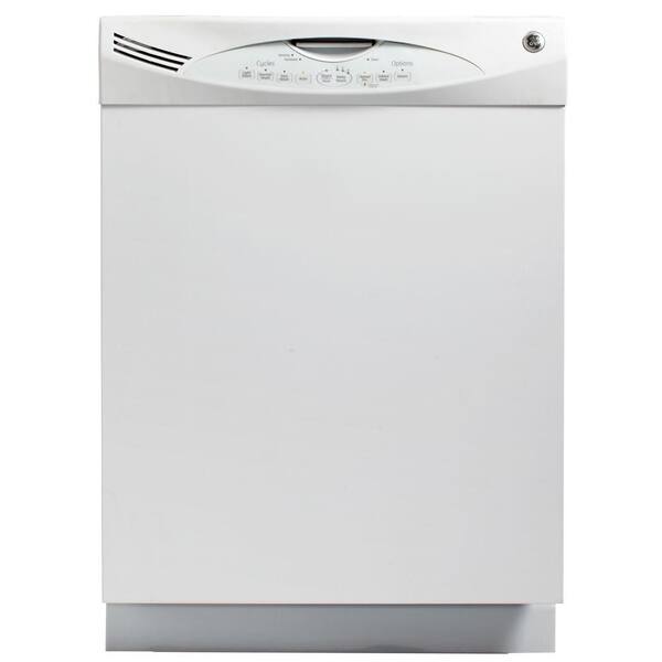 GE Front Control Dishwasher in White GDWF100VWW - The Home Depot