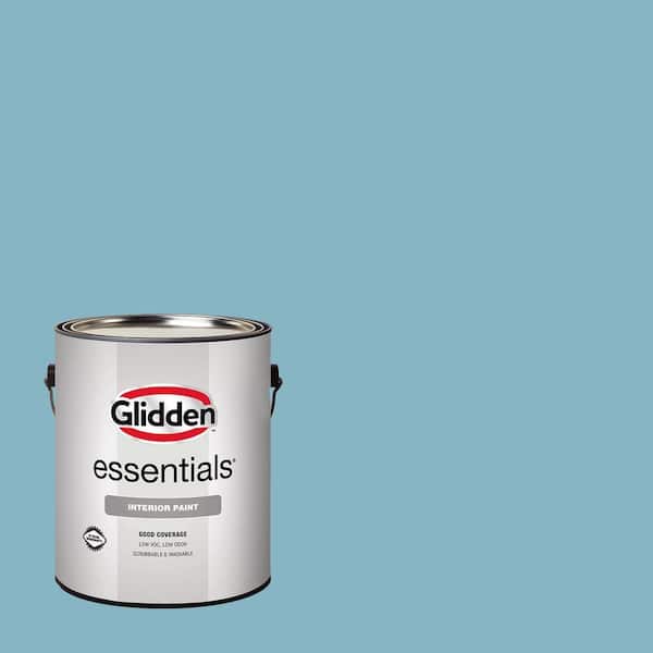 Glidden Essentials 1 gal. PPG1151-4 Crystal Lake Eggshell Interior ...