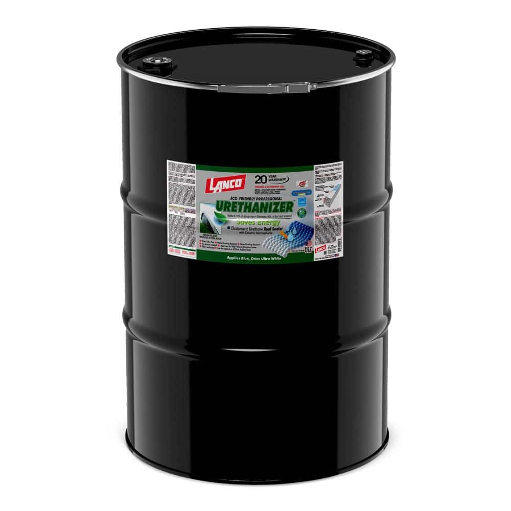 Lanco Urethanizer 55 Gal. White Elastomeric Roof Coating RC994-1 - The ...