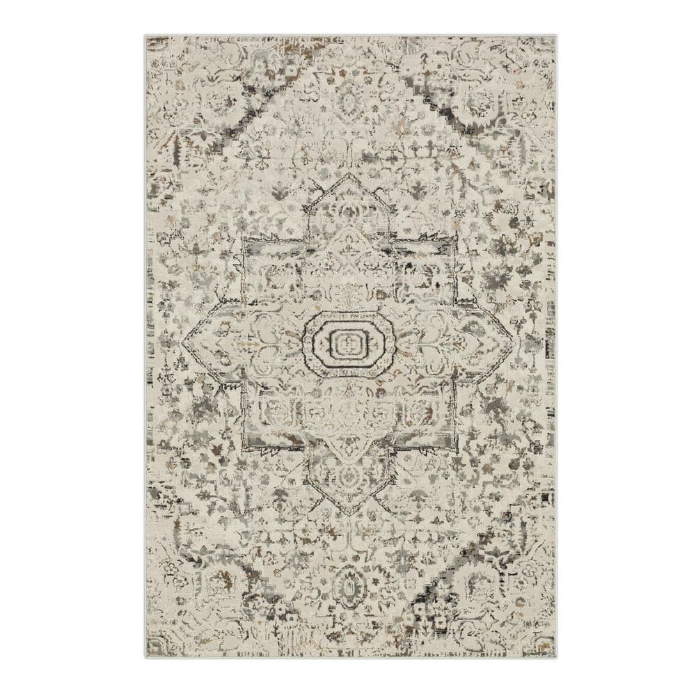 Mohawk Home Damon Cream 2 ft. x 2 ft. 11 in. Area Rug 832216 - The Home ...