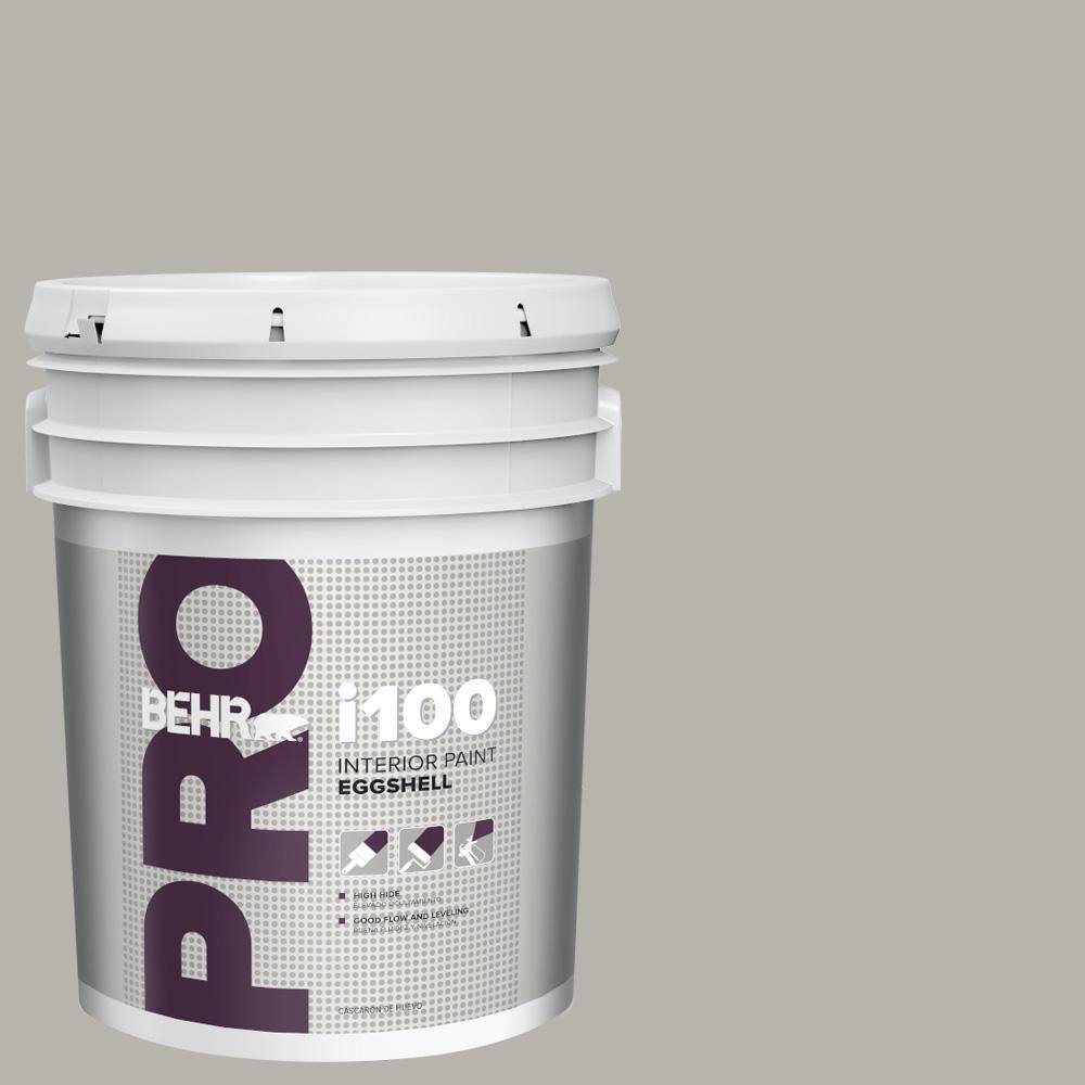BEHR PRO 5 gal. #PPU24-11 Greige Eggshell Interior Paint PR13005 - The ...