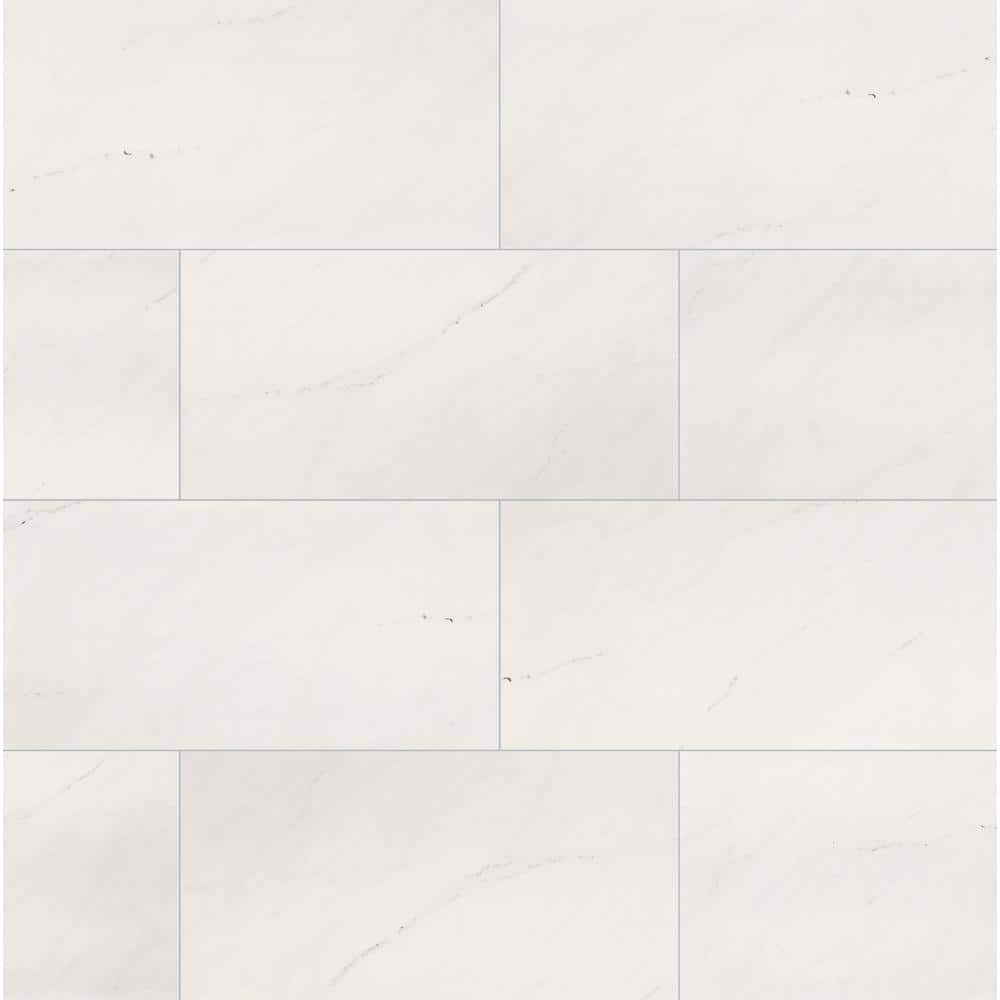 Reviews for MSI Alvara Ice 11.75 in. x 23.75 in. Polished Porcelain ...