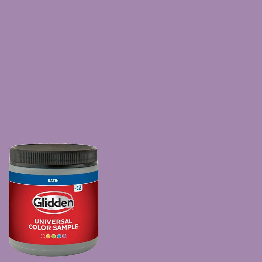 Glidden 8 oz. PPG1176-5 Violet Eclipse Satin Interior Paint Sample ...