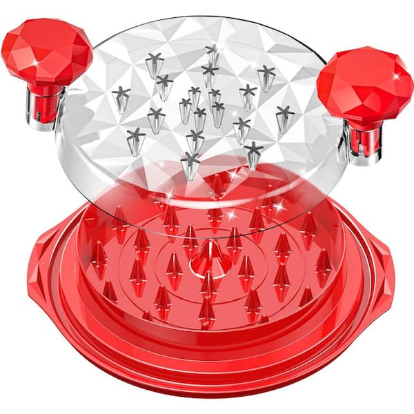 10 in. Tool Twist Kitchen Meat Shredder, BPA Free Grinder Machine with ...