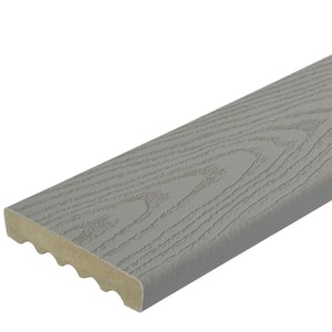 Fiberon ArmorGuard 1 in. x 5-1/4 in. x 1 ft. Nantucket Gray Grooved ...