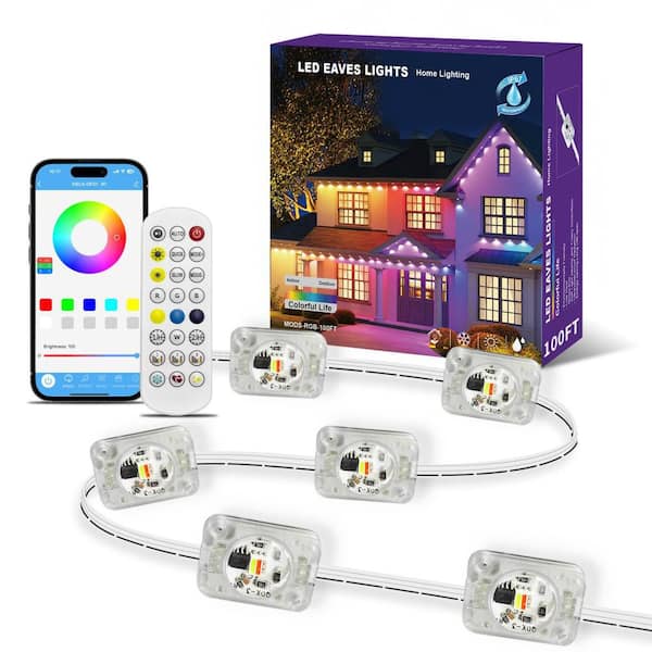 Outdoor - 100 ft - String Lights - The Home Depot