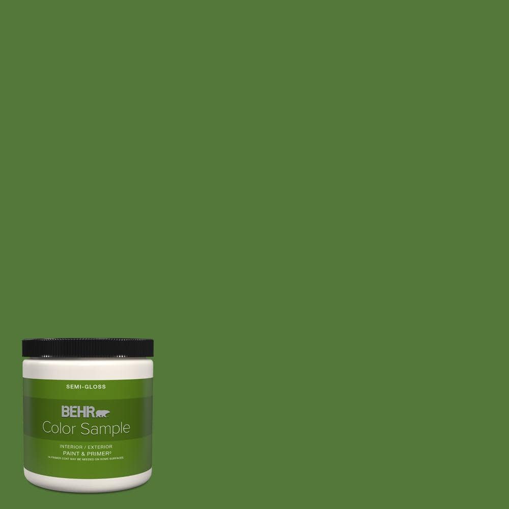 BEHR PREMIUM PLUS 8 oz. #P380-7 Luck of the Irish Semi-Gloss Interior ...