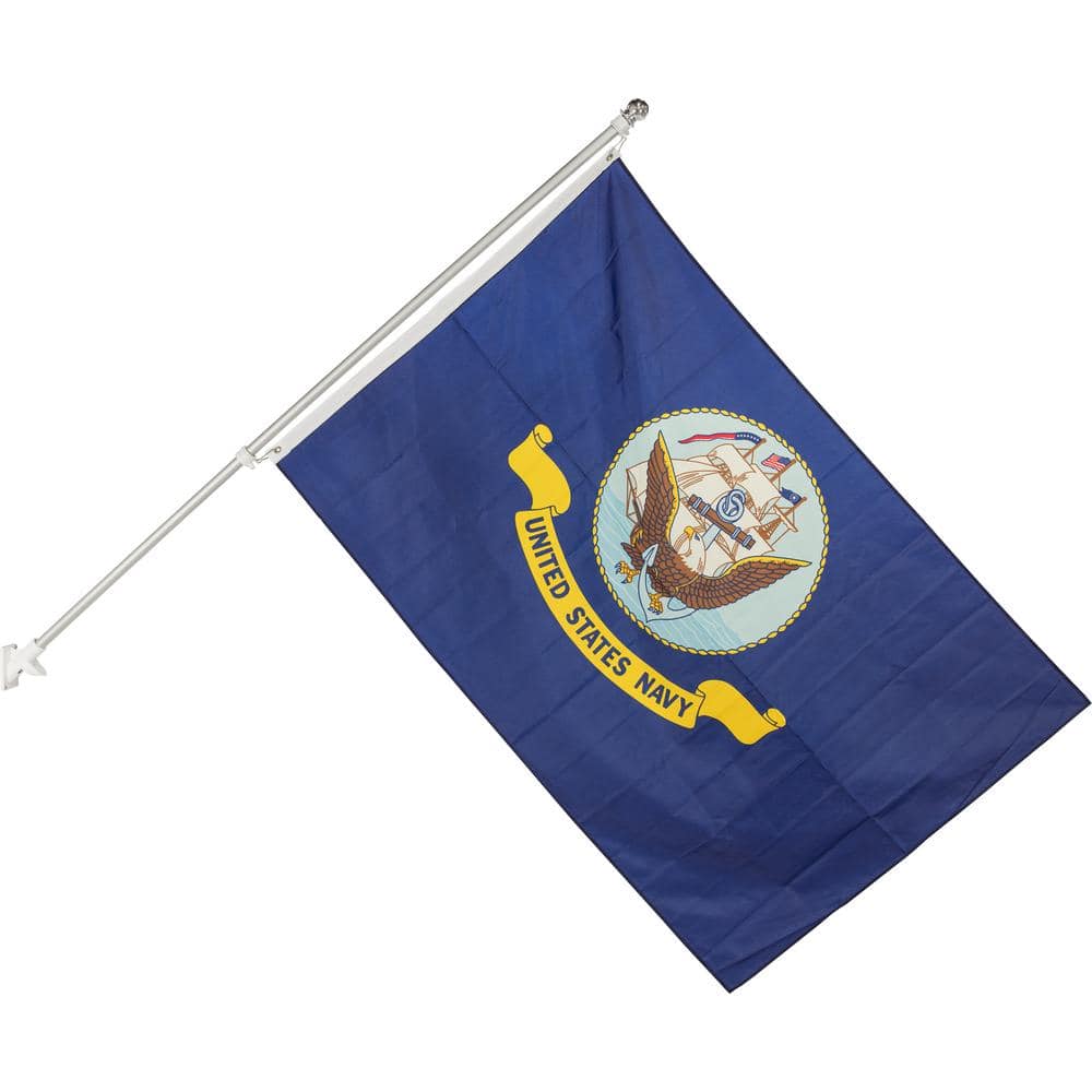 Seasonal Designs 3 ft. x 5 ft. Nylon U.S. Navy Two Sided House Flag ...
