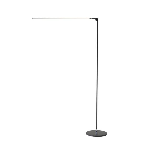 Brightech Libra 64.5 in. Classic Black Industrial 1-Light Dimmable and ...