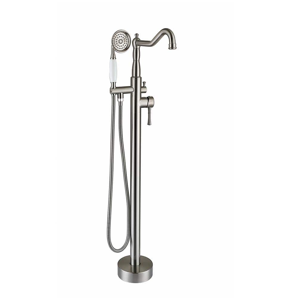 Maincraft Single-Handle Classical Freestanding Tub Faucet with Hand ...