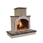 Pavestone RumbleStone 84 in. x 38.5 in. x 94.5 in. Outdoor Stone ...