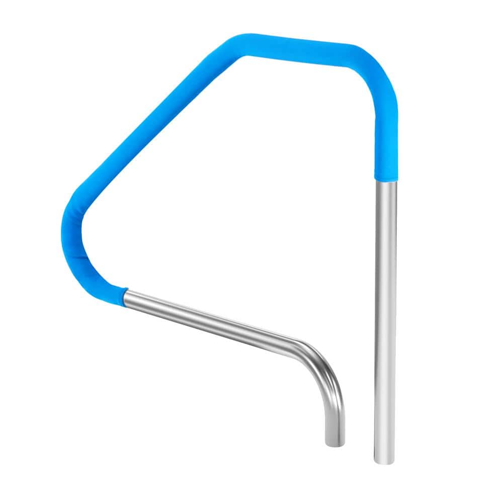 VEVOR Pool Handrail, 46 x 37 in. Pool Railing, Stainless Steel Swimming ...