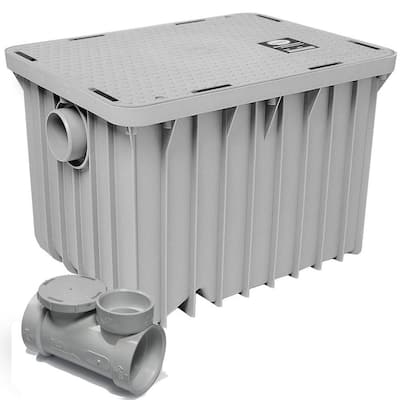 CANPLAS Endura 23-1/2 in. L Riser Extension Set for Grease Interceptor ...