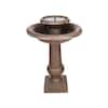 Smart Solar Chatsworth Bronze 2-Tier intelliSOLAR Fountain with Remote ...