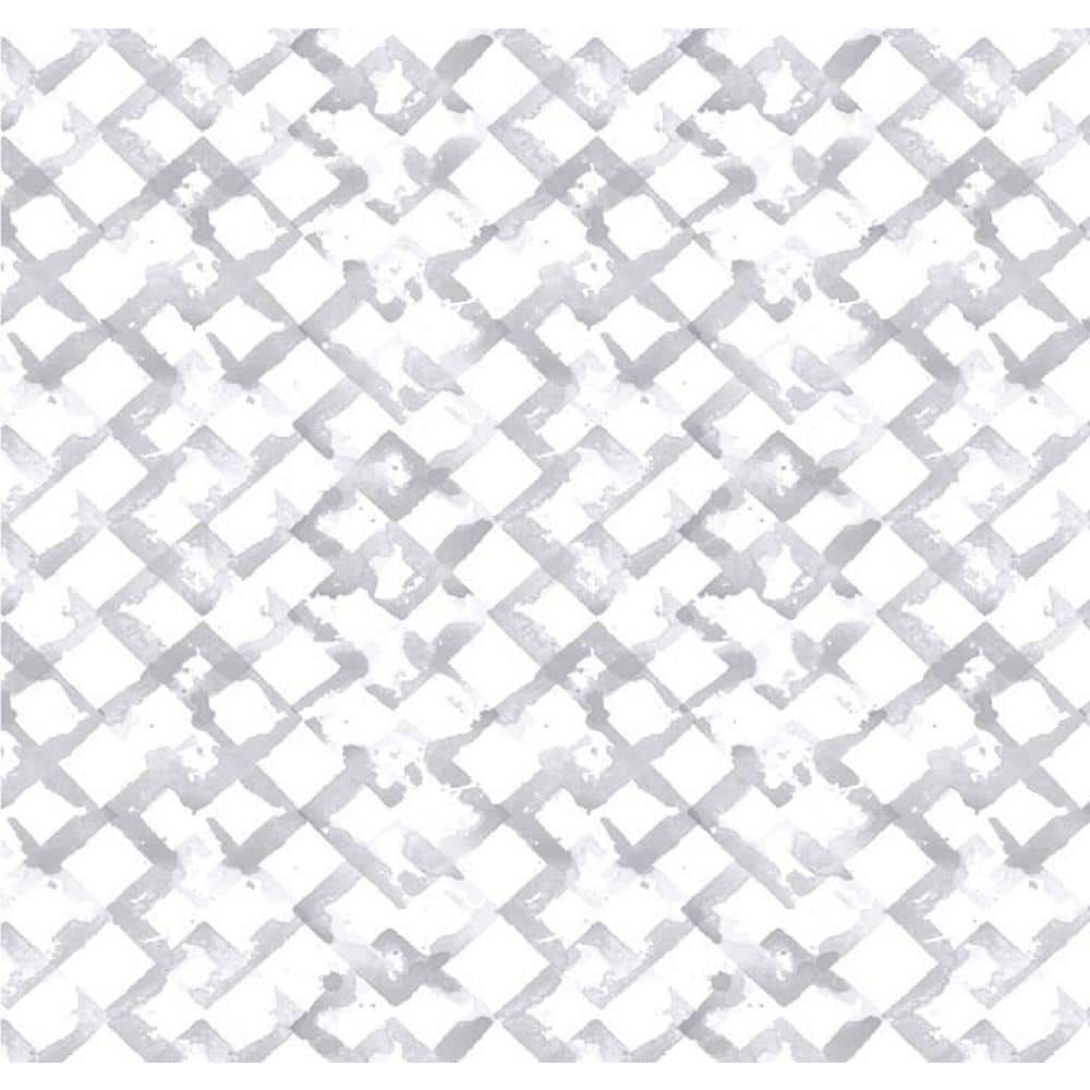 Con-Tact 18 in. x 6 ft. - Grip Print Premium, Trellis Grey 06F-C7PR9U ...