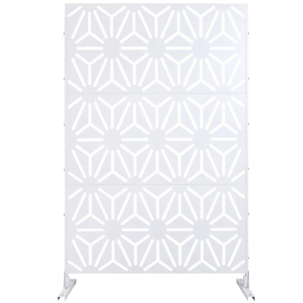 Sudzendf Outdoor and Indoor Freestanding Decorative Privacy Screen ...