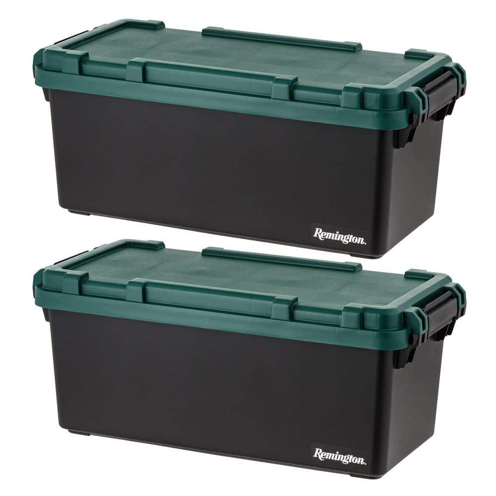 IRIS 15 Gal. Remington Heavy Duty Trail Box, Stackable Storage Bin with ...
