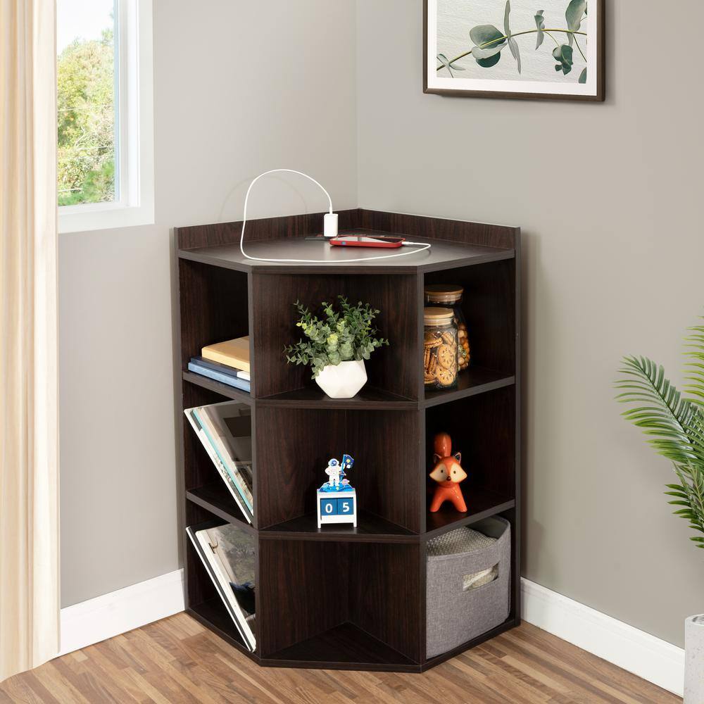 Have a question about HOMESTOCK Espresso Corner Cube Storage Cabinet ...