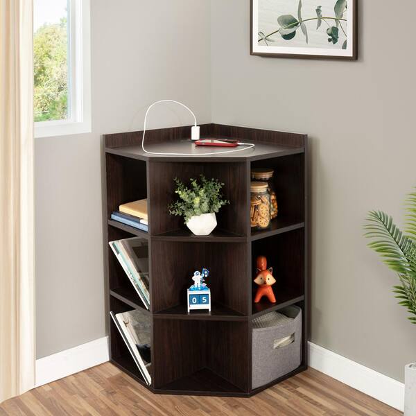 Have a question about HOMESTOCK Espresso Corner Cube Storage Cabinet ...