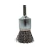 Forney 1 in. x 1/4 in. Round Shank Coarse Crimped Wire End Brush 72737 ...