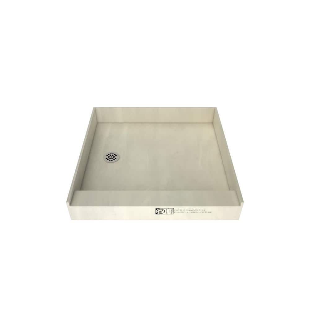 Tile Redi Redi Base 48 in. L x 48 in. W Single Threshold Alcove Shower ...