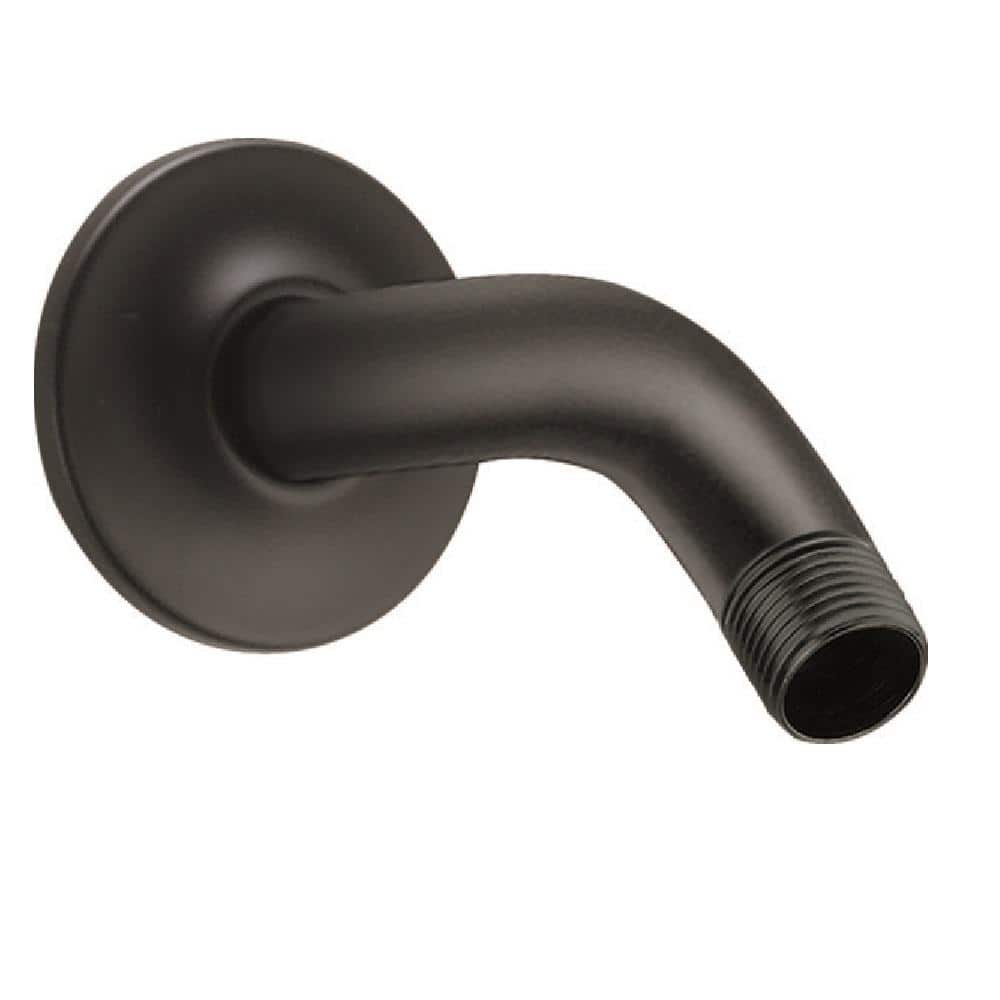 Delta 5.75 in. Shower Arm Flange in Matte Black U4993-BL - The Home Depot