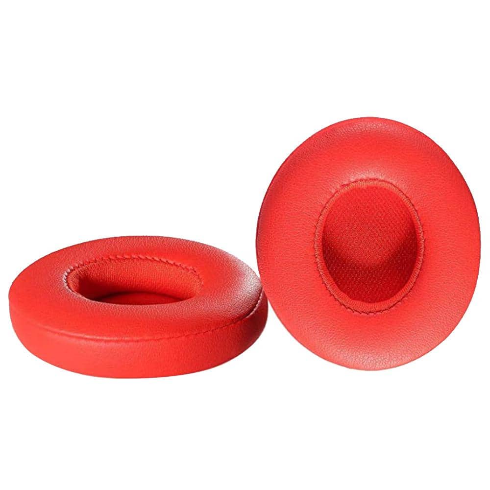 Wellco Red Replacement Earpads Cushions for Beats Solo 2 Solo 3, 1-Pair ...