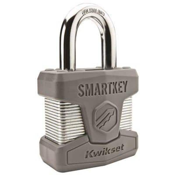 Kwikset 1-1/8 in. Keyed Padlock with SmartKey Security 90260-003 - The ...
