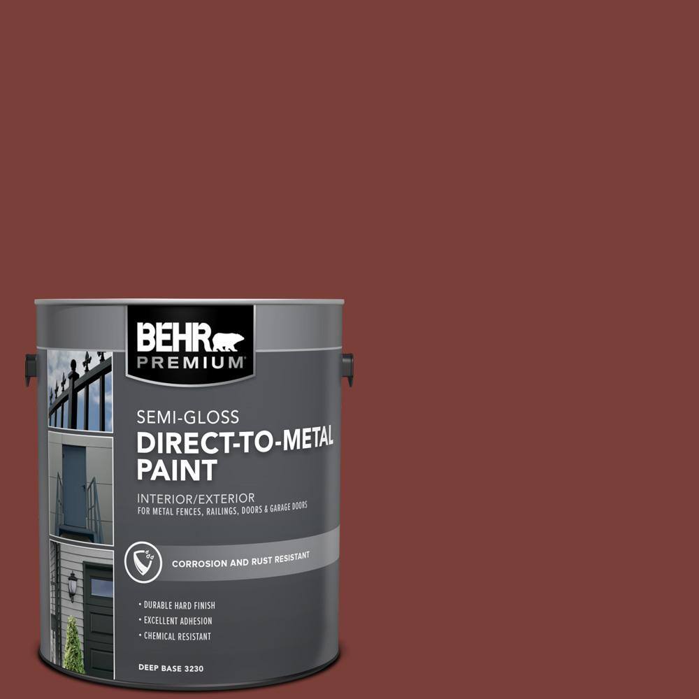 BEHR PREMIUM 1 gal. #PPU2-02 Red Pepper Semi-Gloss Direct to Metal ...