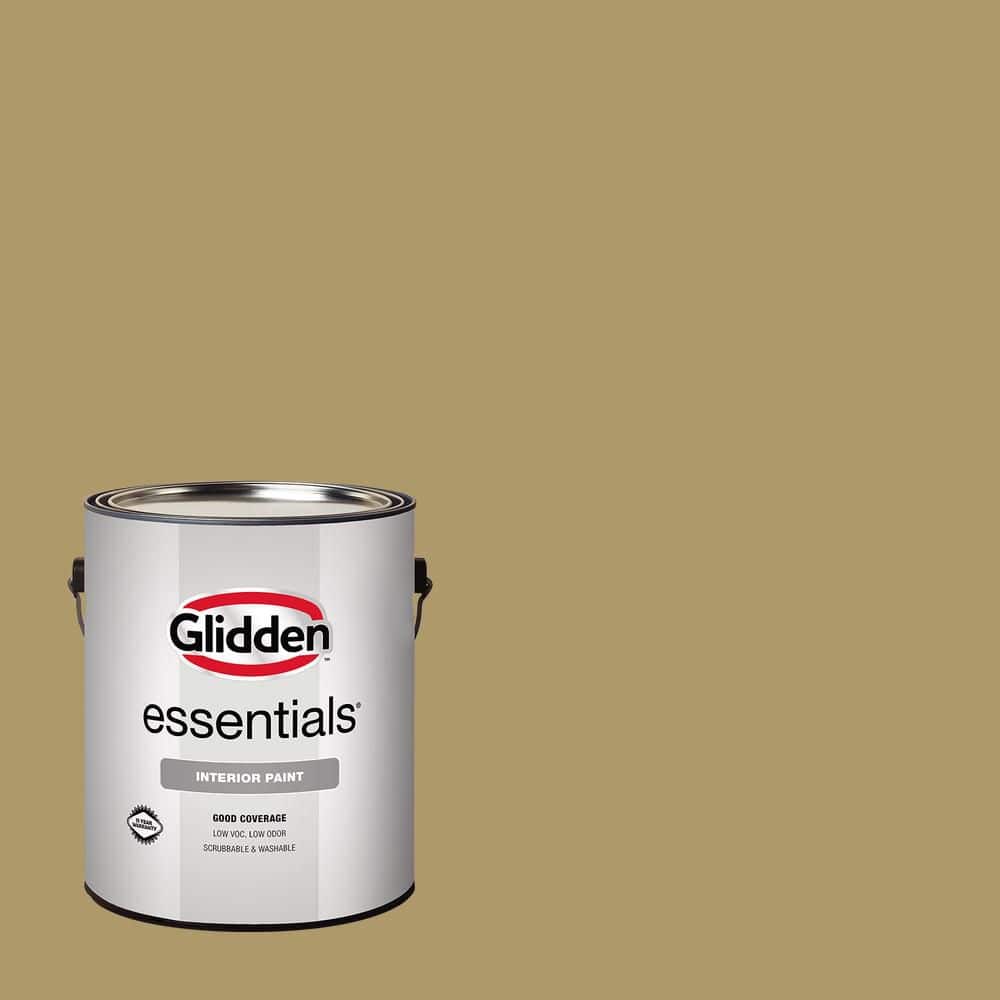 Glidden Essentials 1 gal. PPG1104-5 Cool Camel Flat/Matte Interior ...