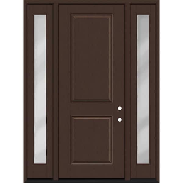 Steves & Sons Regency 64 in. x 96 in. 2P Squaretop RHIS Chestnut Stain ...
